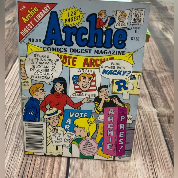 archie comic | Office | Archie Digest Magazine 99 Vf Archie Comic Book ...